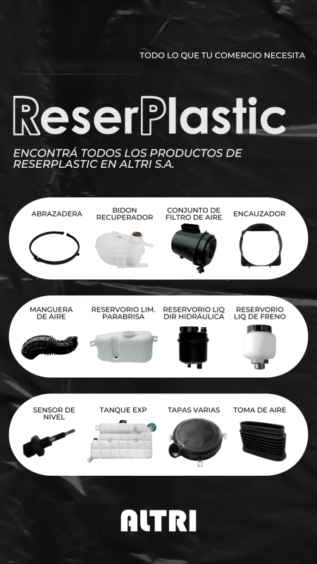 REINGRESO MERCADERIA DE RESERPLASTIC - Novedades - Altri